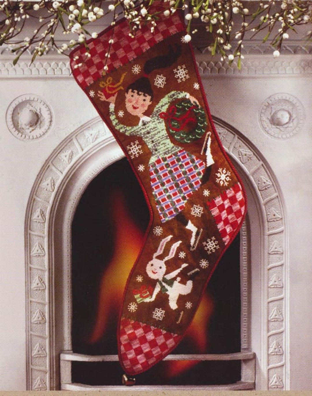 Special Delivery Christmas Stocking by Birds of a Feather - Counted ...