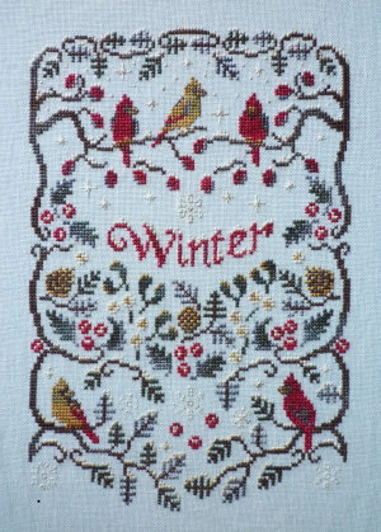 Winter by Filigram Counted Cross Stitch Printed Pattern - Etsy