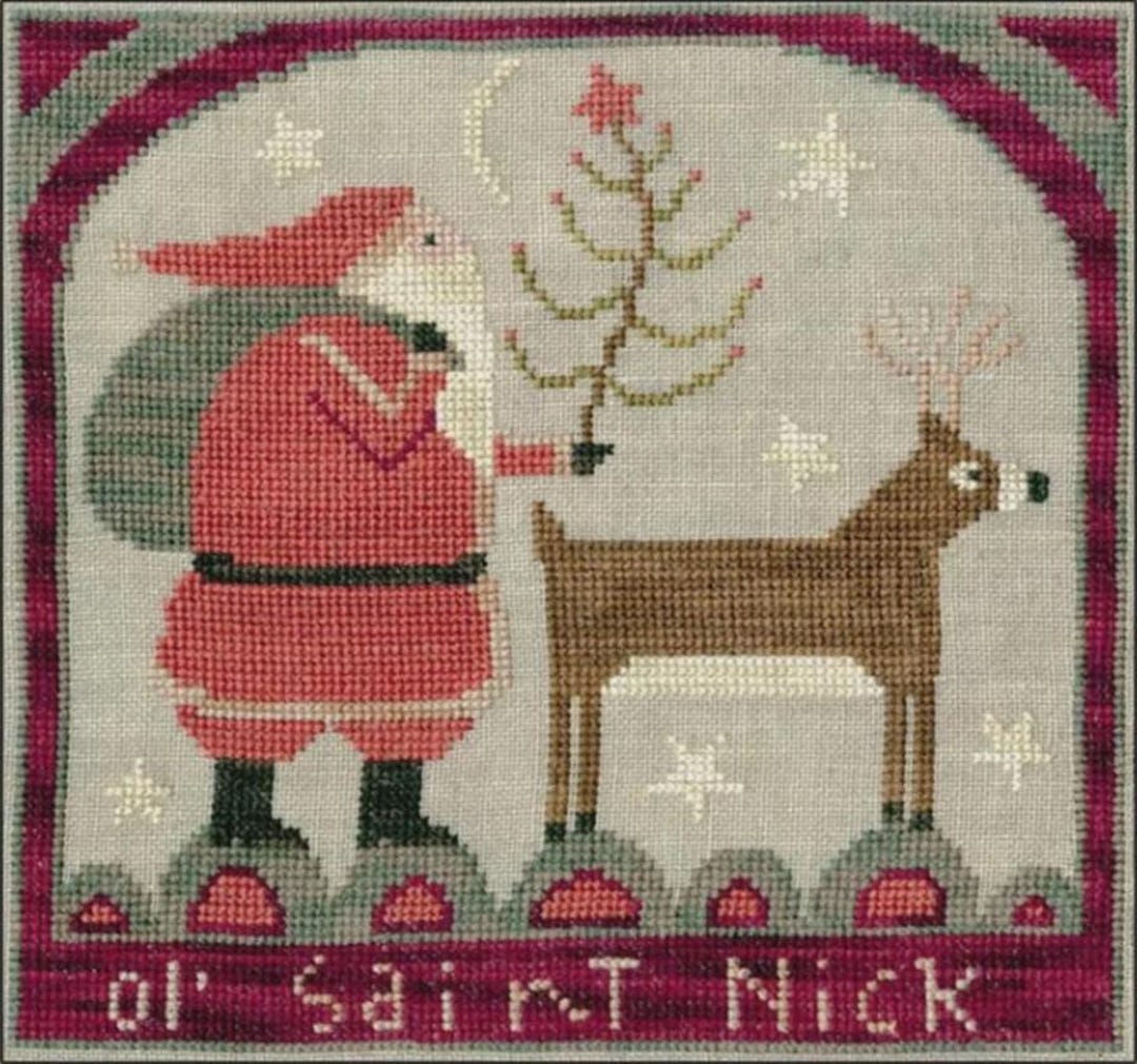 Ol' St Nick by Teresa Kogut XS191 - Counted Cross Stitch Pattern - Hard ...