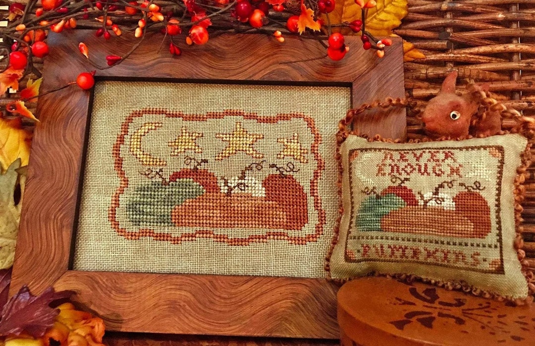 Never Enough Pumpkins by Homespun Elegance - Counted Cross Stitch ...
