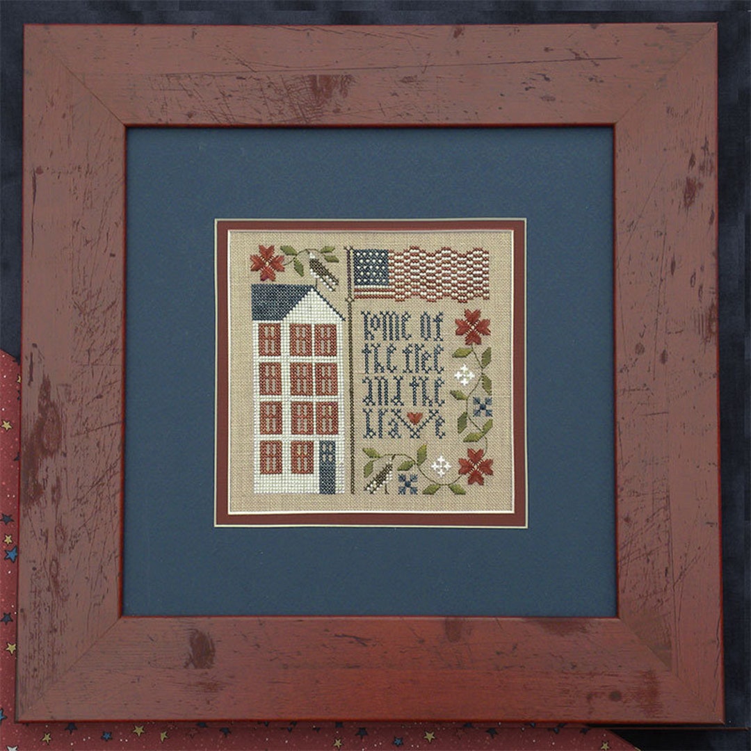 Free and Brave by the Drawn Thread - Counted Cross Stitch Pattern ...
