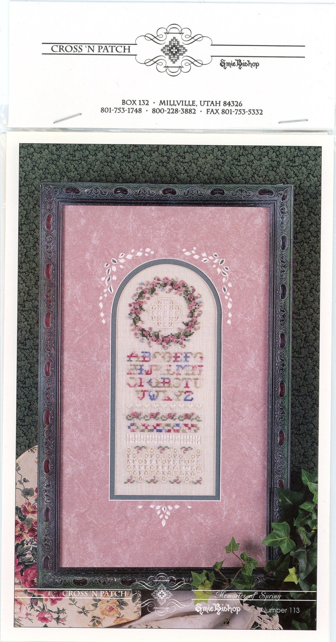 Memories of Spring Foldout Chart by Cross 'N Patch Emie Bishop CNP113SF ...