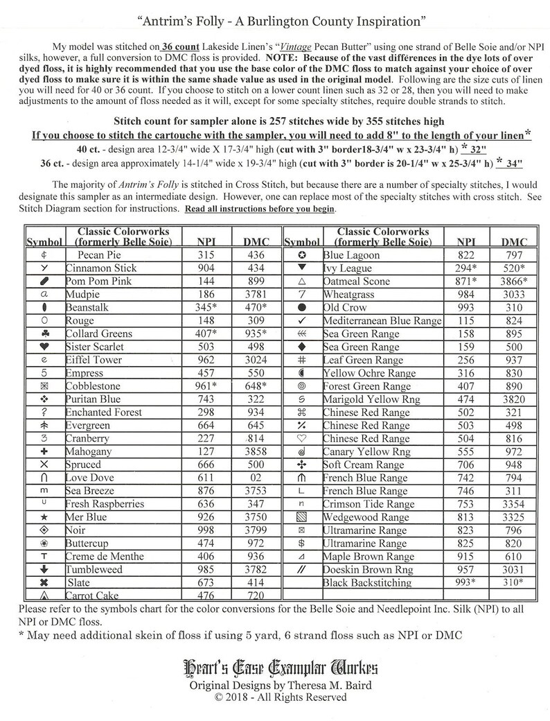 Antrim's Folly Burlington County Inspiration by Heart's Ease Examplar ...