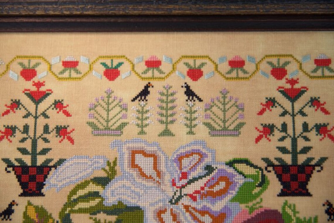 Jane Hopkins 1875 by Hands Across the Sea Samplers - Counted Cross ...