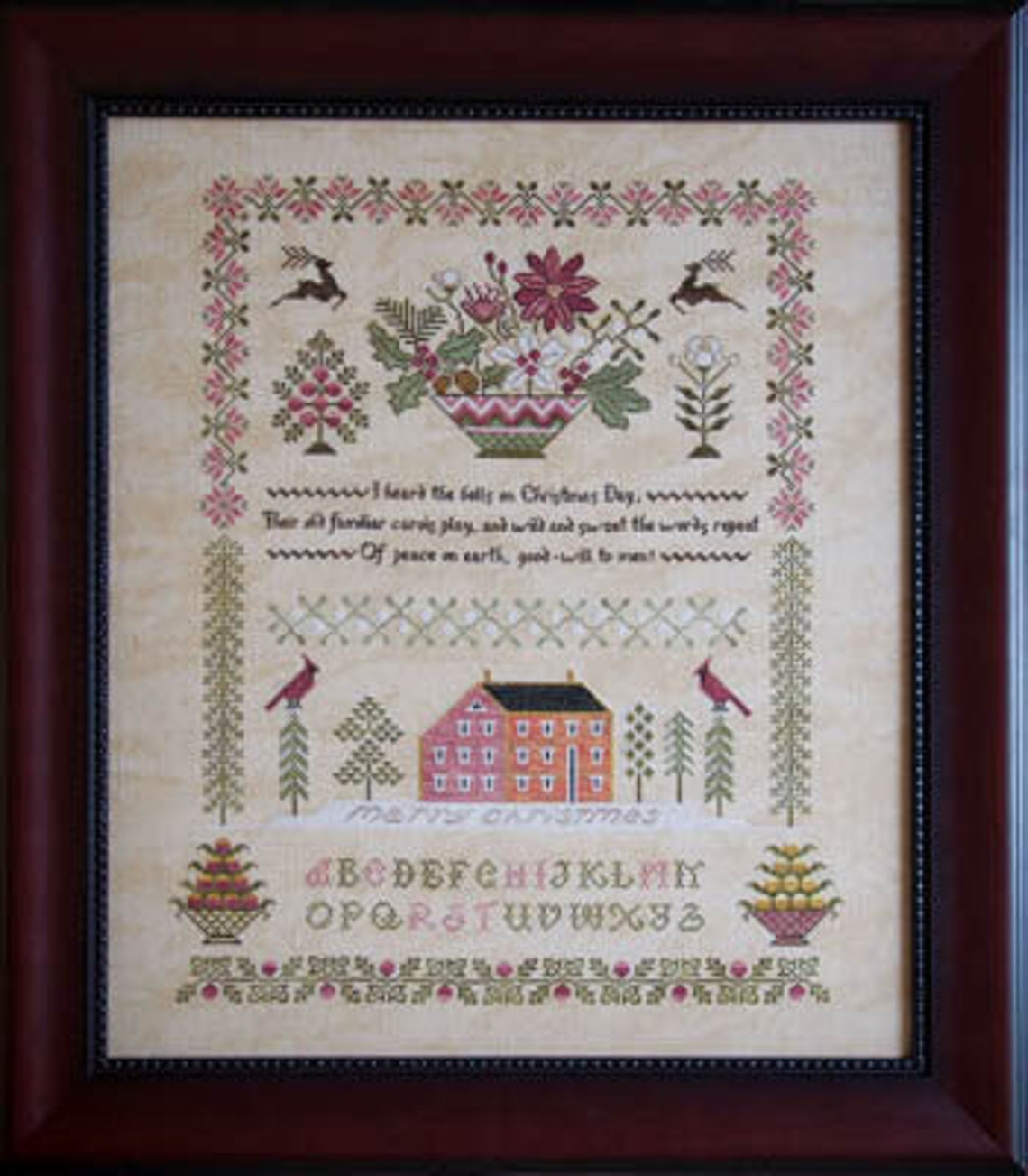 Peace on Earth Sampler by Cottage Garden Samplings Counted - Etsy