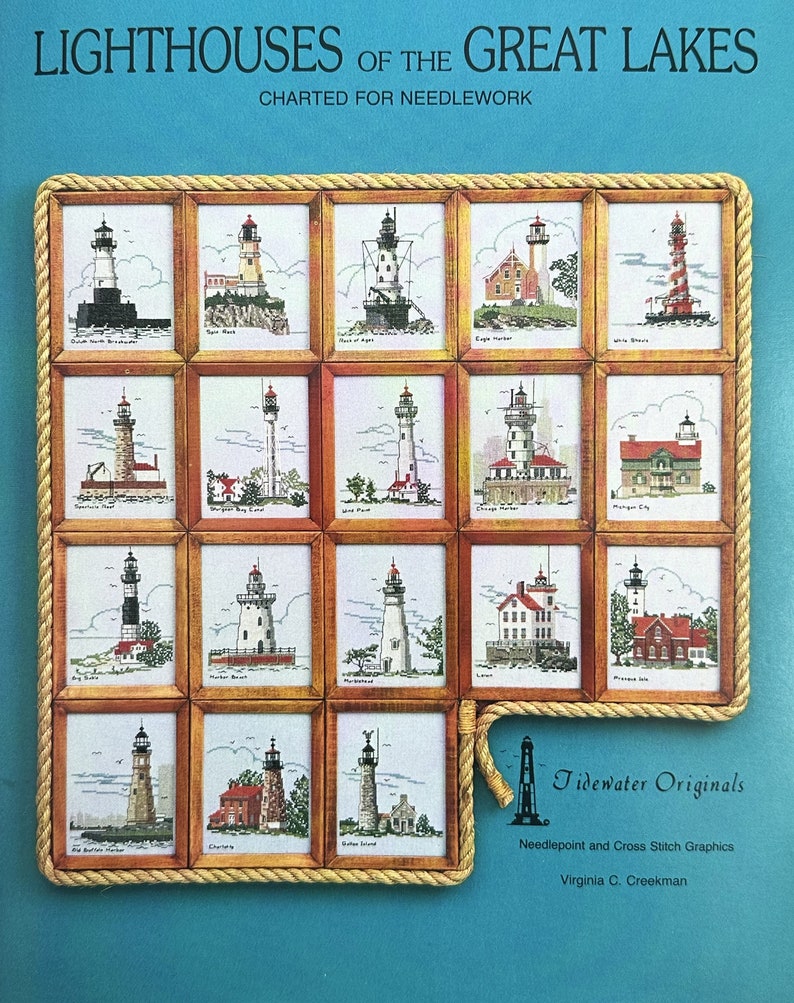 Lighthouses of the Great Lakes by Tidewater Originals - Etsy