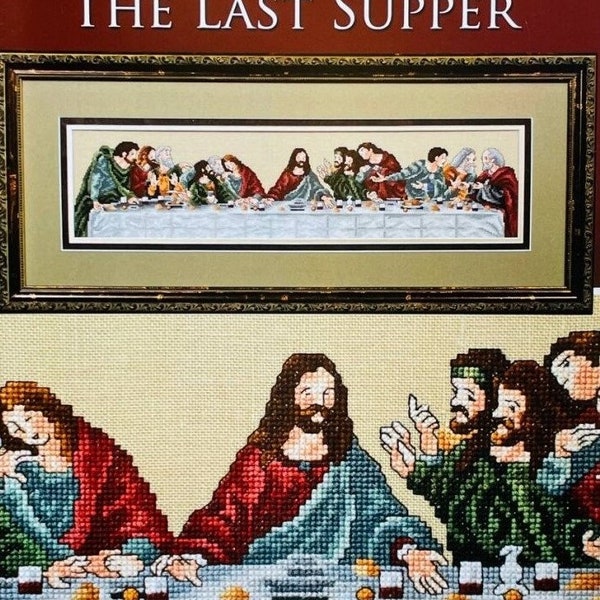 Last Supper Cross Stitch - Etsy