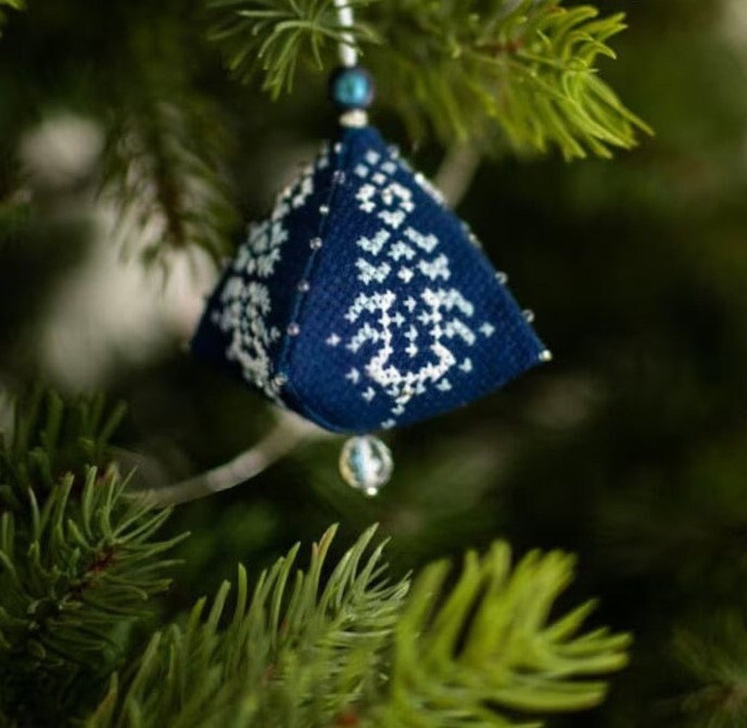 Teardrop Bells 3D Christmas Ornament by Cotton Pixels - Counted Cross ...