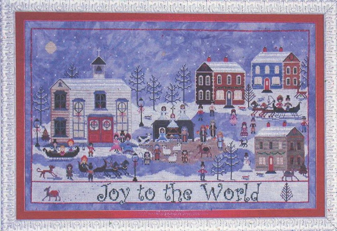 A Churchyard Christmas by Praiseworthy Stitches - Counted Cross Stitch ...
