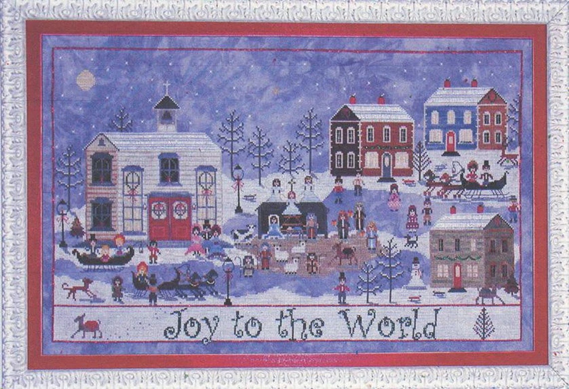 A Churchyard Christmas by Praiseworthy Stitches - Counted Cross Stitch ...