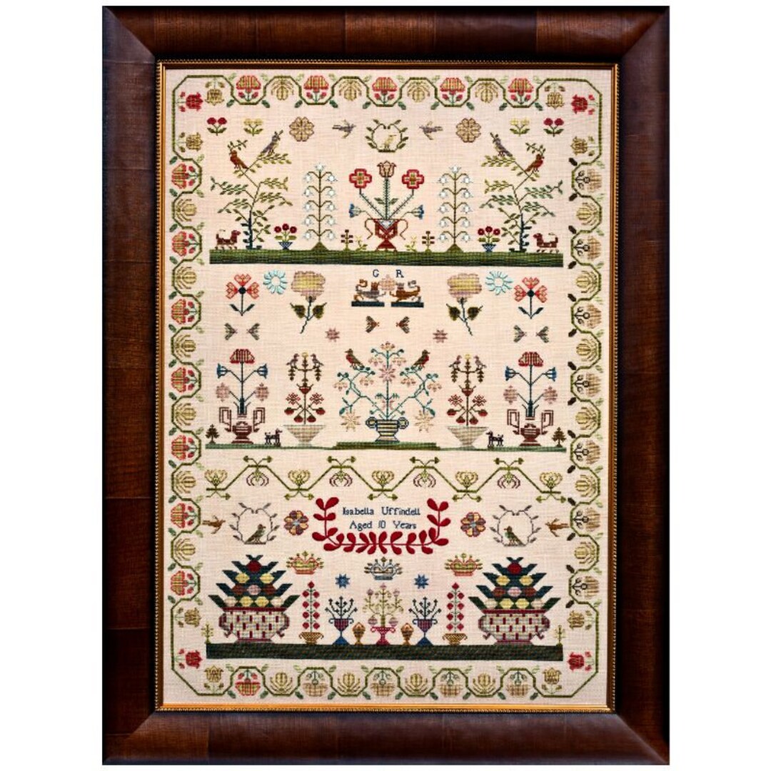 Isabella Uffindell 1829 by Hands Across the Sea Samplers - Counted ...