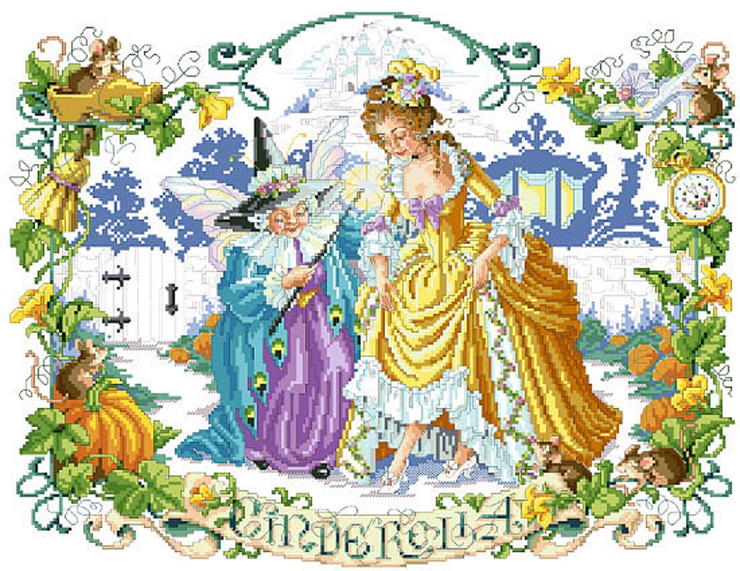 Cinderella by Sandy Orton - Kooler Design Studio - Counted Cross Stitch ...