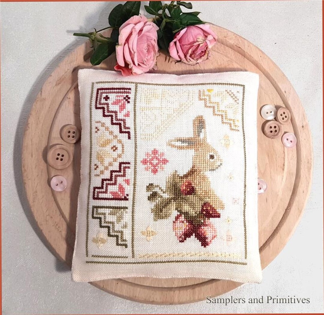 The Bunny Quaker by Samplers and Primitives - Counted Cross Stitch ...