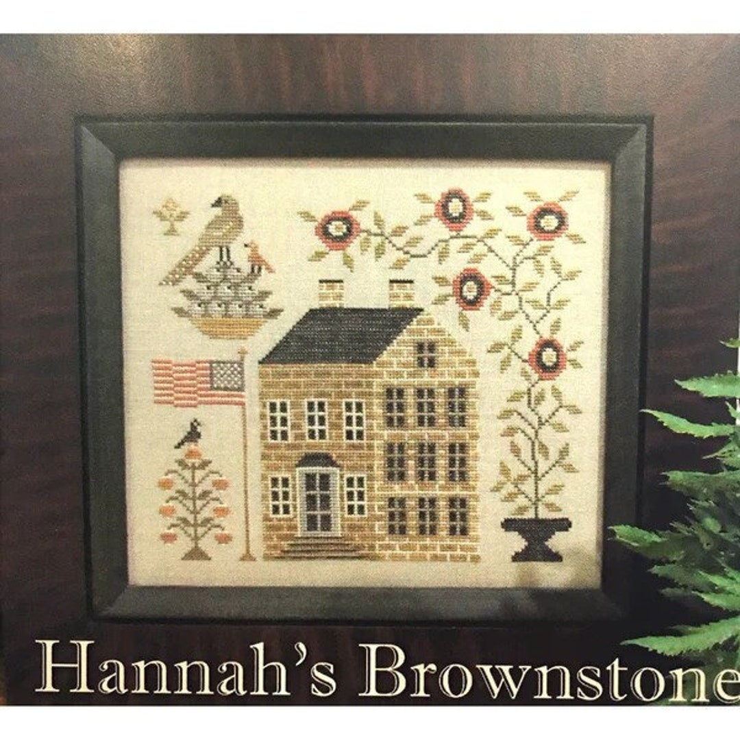 Hannah's Brownstone by the Scarlett House - Counted Cross Stitch ...