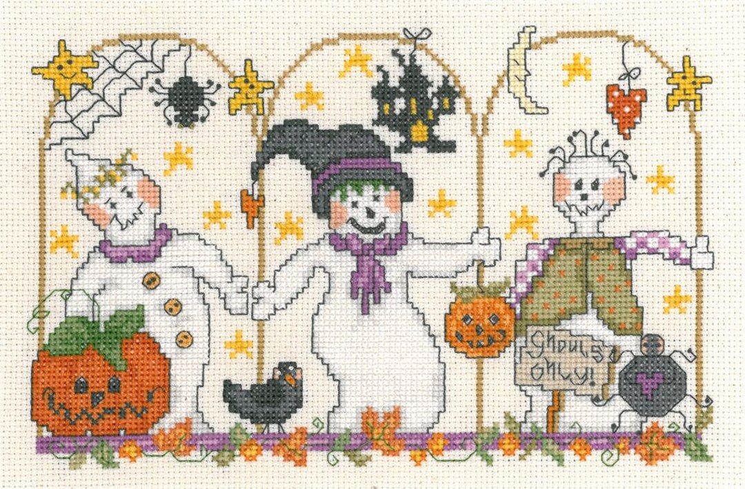 Ghouls Only by Imaginating - Counted Cross Stitch Pattern - Hard Copy ...