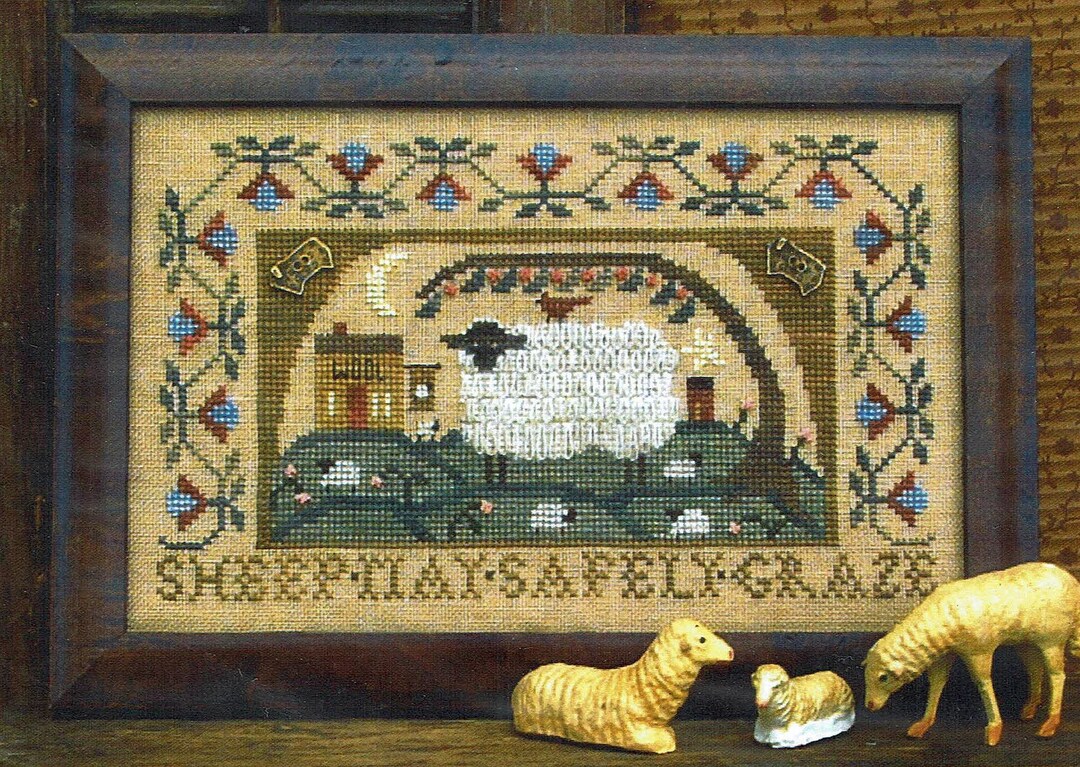 Sheep May Safely Graze by Homespun Elegance - Counted Cross Stitch ...