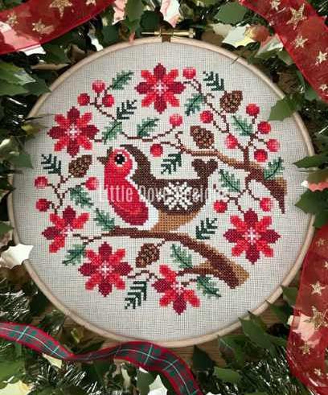 Robin Redbreast by Little Dove Designs - Counted Cross Stitch Pattern - Hard Copy - Etsy
