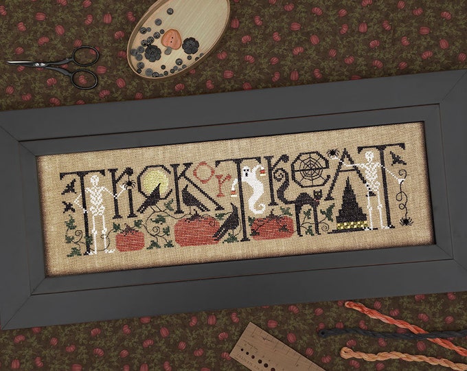 Trick or Treat by the Drawn Thread - Counted Cross Stitch Pattern ...