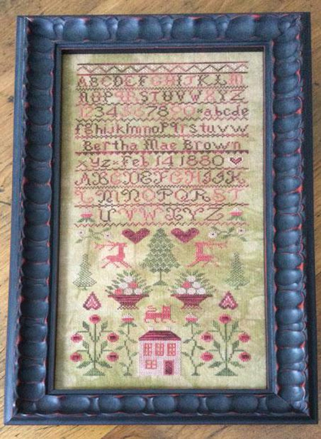 Bertha Mae Brown Sampler by Chessie & Me - Counted Cross Stitch Pattern ...
