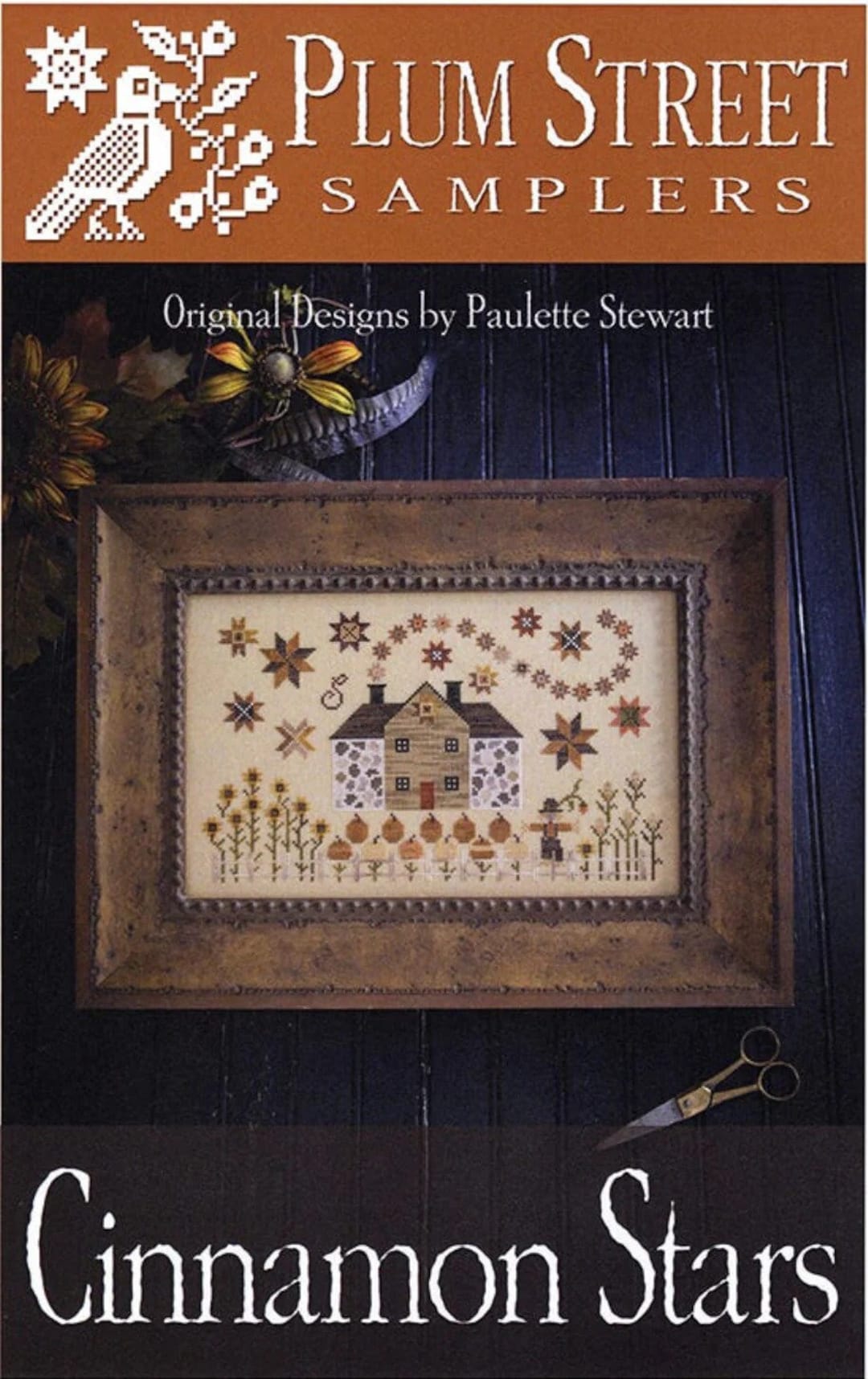 Cinnamon Stars by Plum Street Samplers Counted Cross Stitch Pattern ...