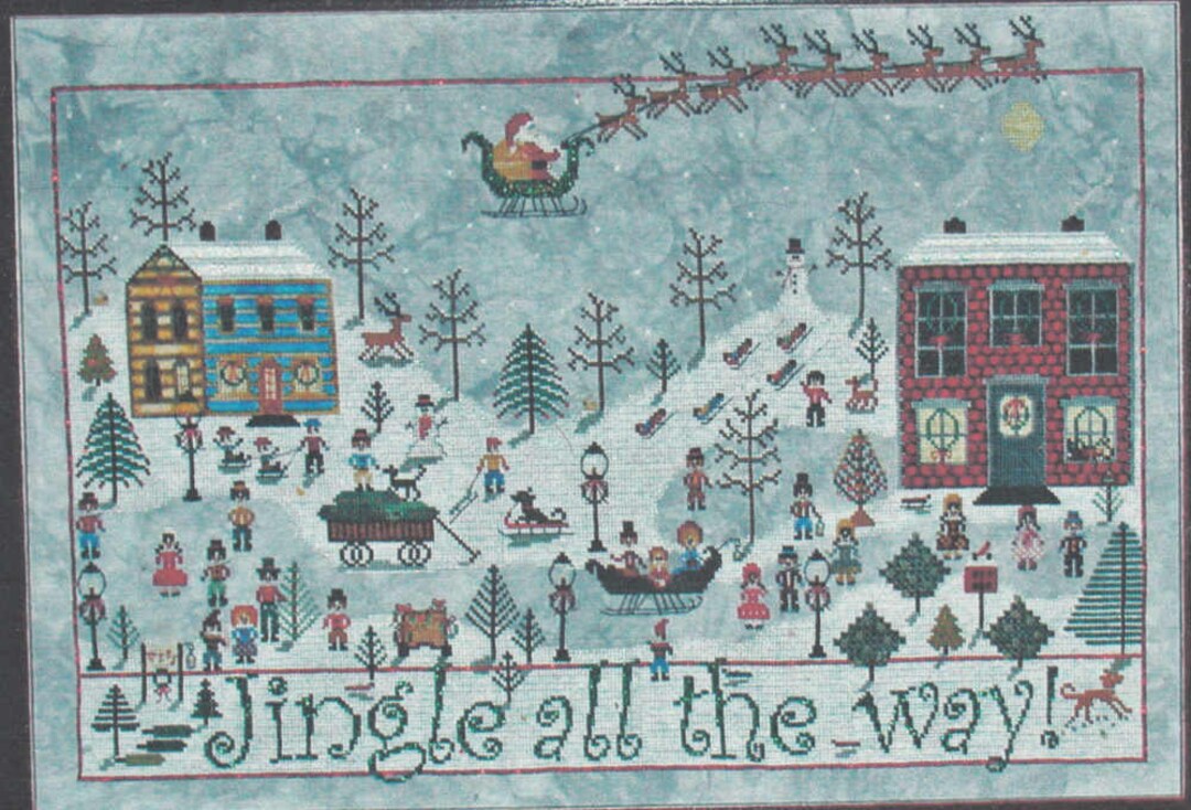Jingle All the Way by Praiseworthy Stitches - Counted Cross Stitch ...
