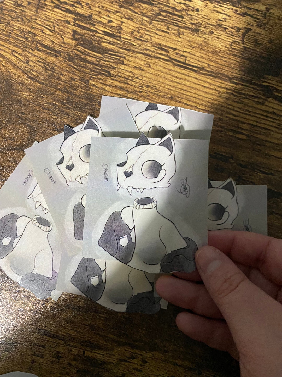 Cat Skull Illustration Sticker - Etsy