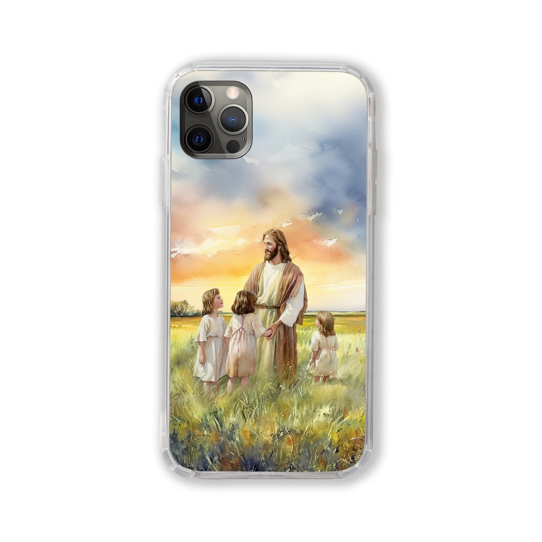 Jesus With Children Phone Case Christian Gift iPhone Case Jesus Christ ...