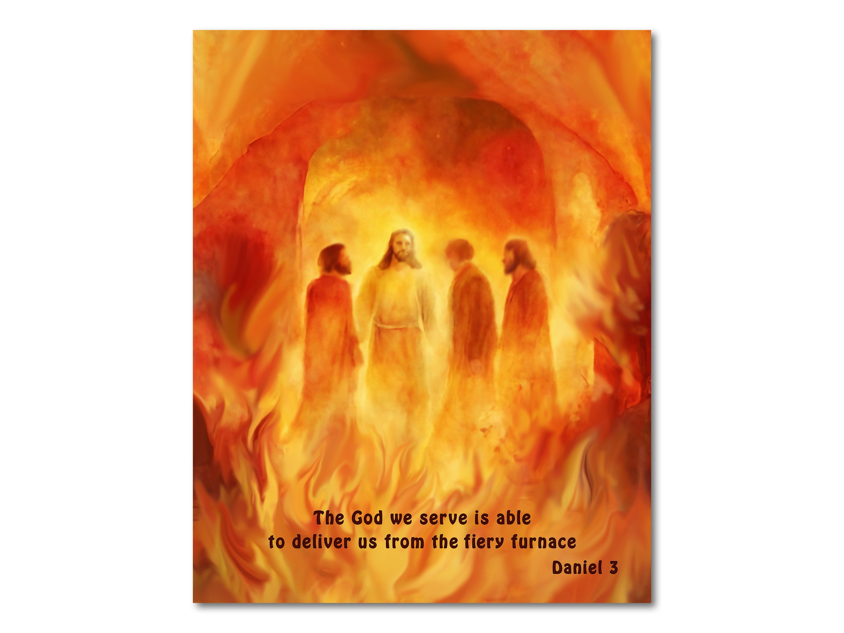 The Fiery Furnace Shadrach Meshach and Abednego, Son of God, Bible ...