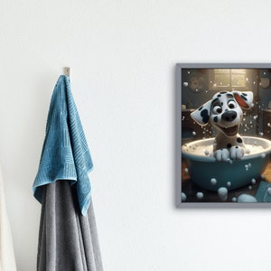 Pawsome Bathroom Buddies: Adorable Dog [[POTRAIT]] Poster for Your Loo ...