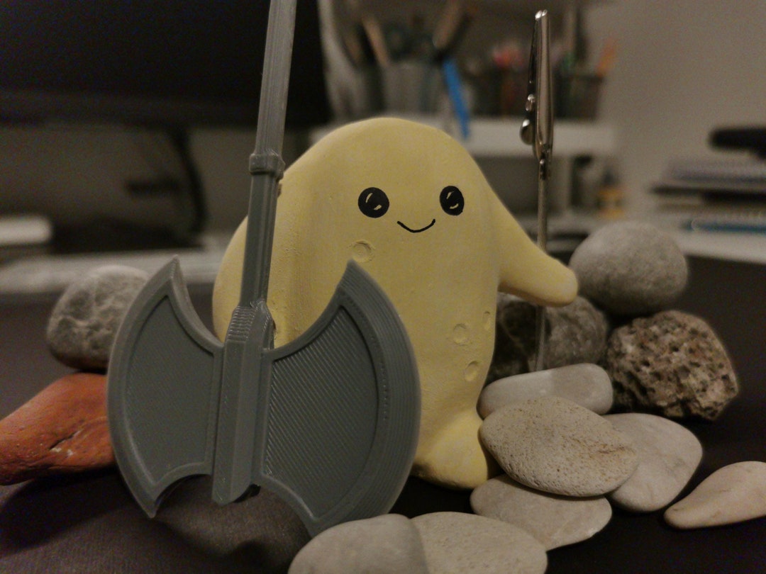 Potato the Barbarian - Desk Decor and Note Holder - Etsy