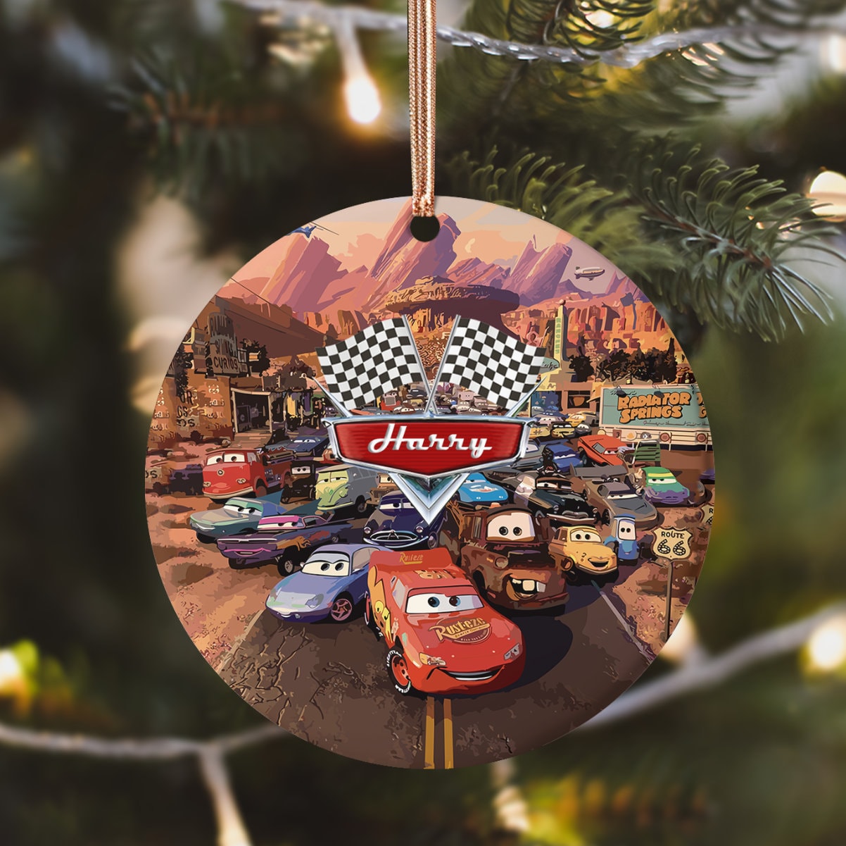Personalized Disney Cars Ornament Pixar Car Ornament Tow - Etsy