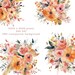 Wild Flowers Watercolor Bouquets: Digital Clipart Collection for ...