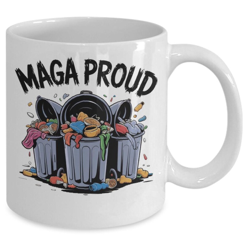Trump Garbage Coffee Mug - Etsy