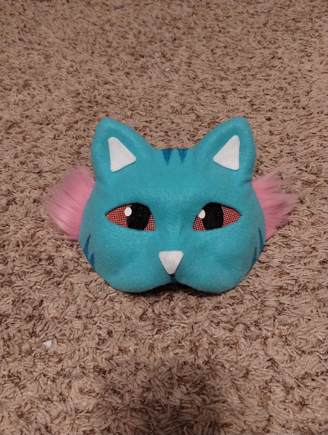 Blue Pink and White Cat Animal Masks, Presents and Gifts for Birthday ...