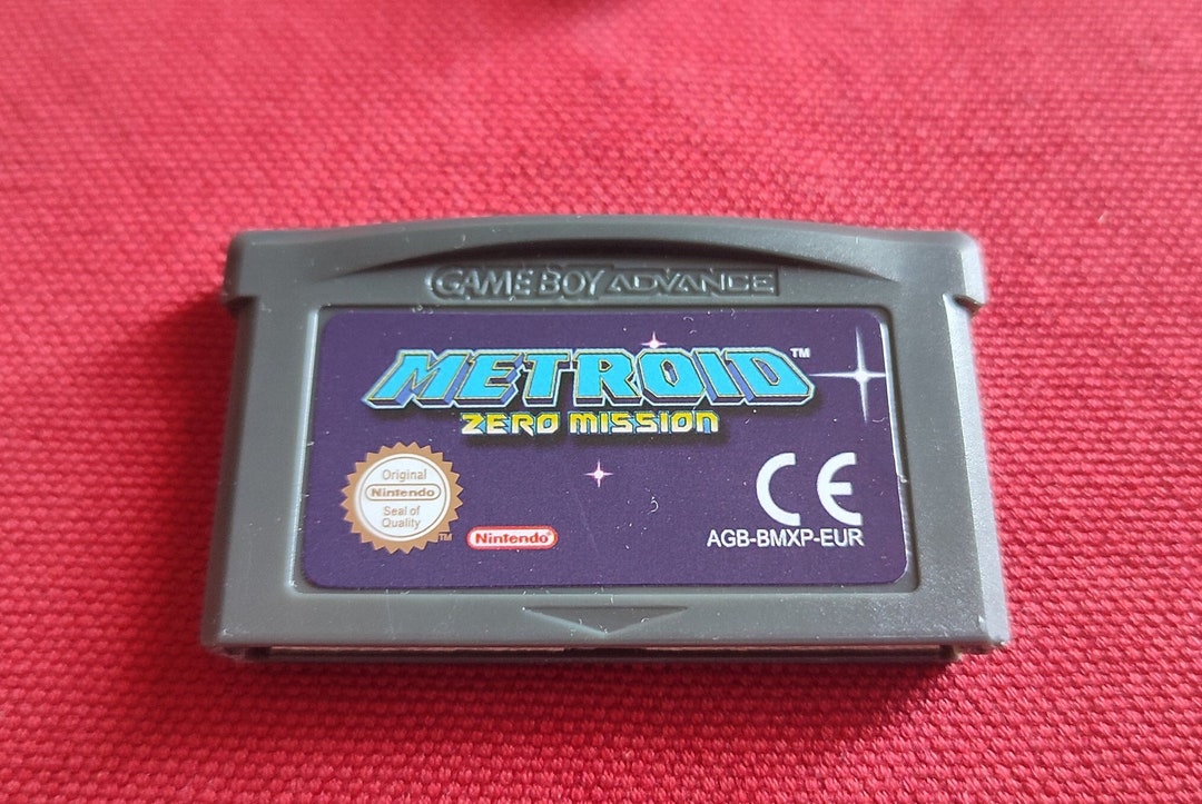 Metroid Zero Mission Game on Game Boy Advance GBA SP Fanmade Game for ...
