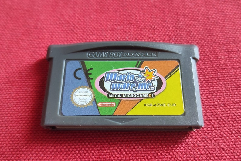 Wario Ware Warioware Inc Mega Party Game Minigame Mania on Game Boy ...
