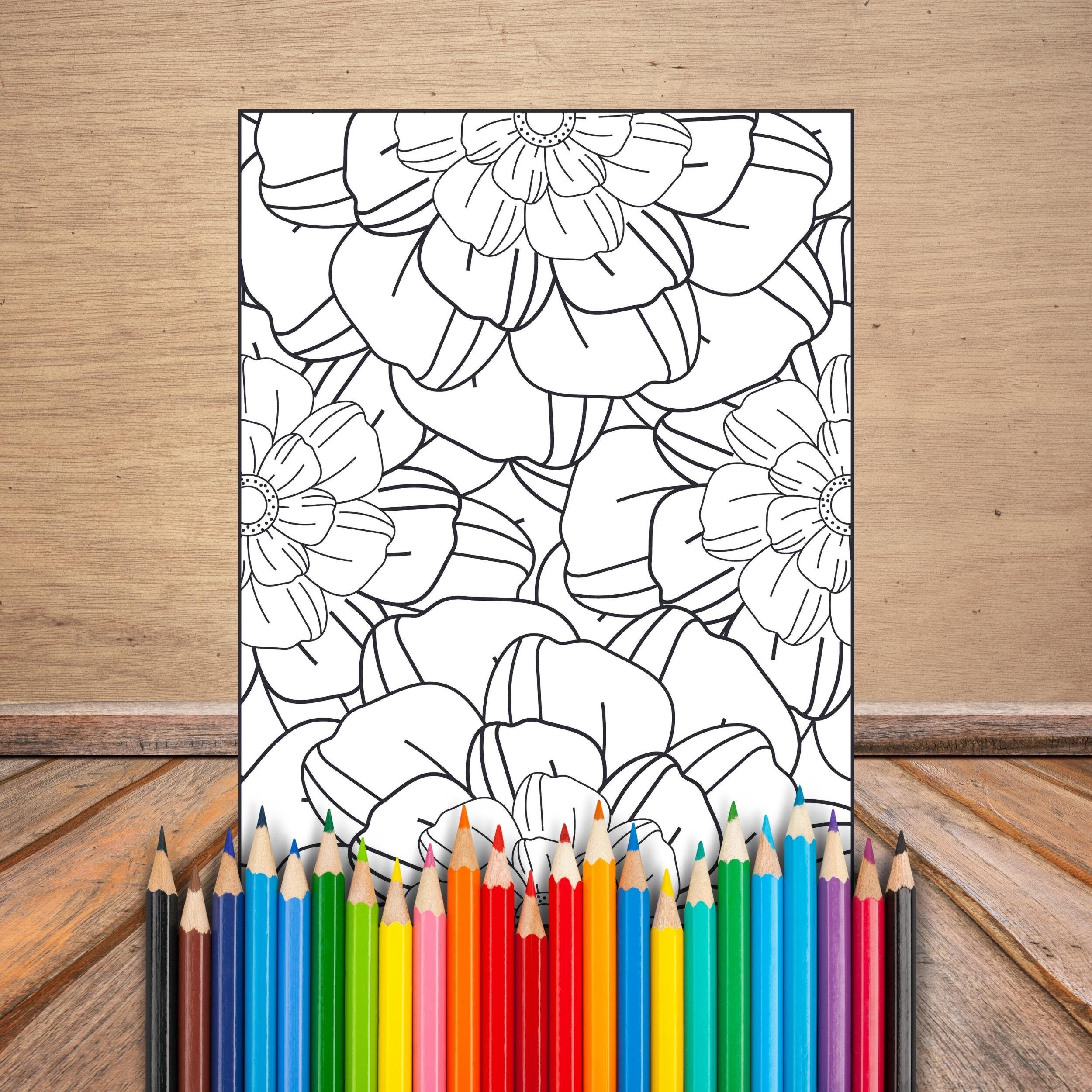 Abstract Wonders: Printable Coloring Pages for Adults, Abstract Theme ...