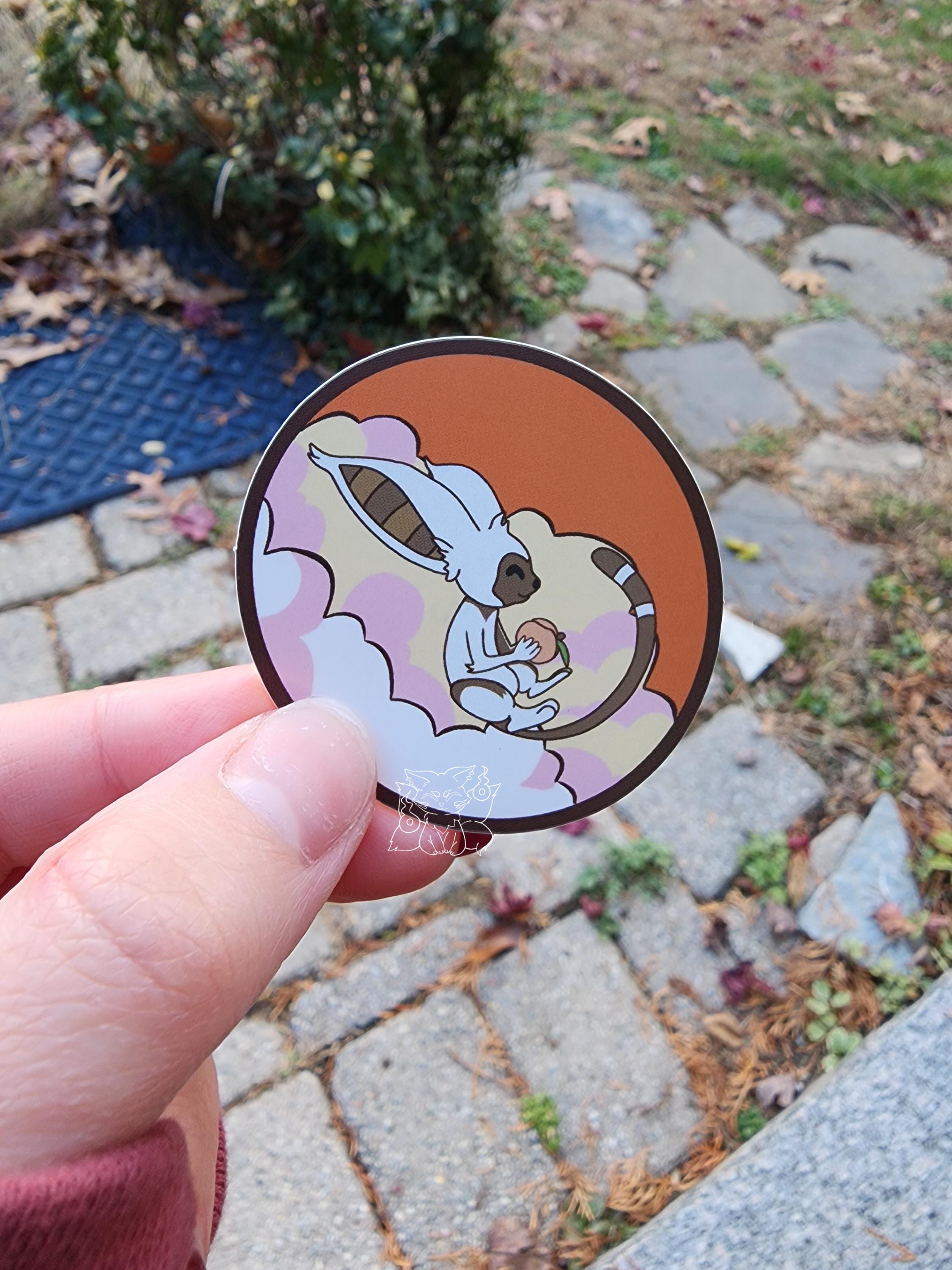 Flying Lemur Sticker - Etsy