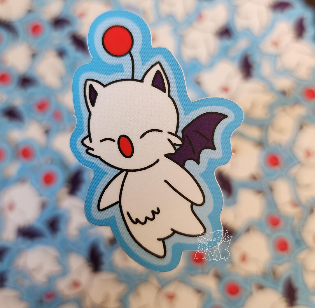 Cute Flying Bat Teddy Sticker - Etsy