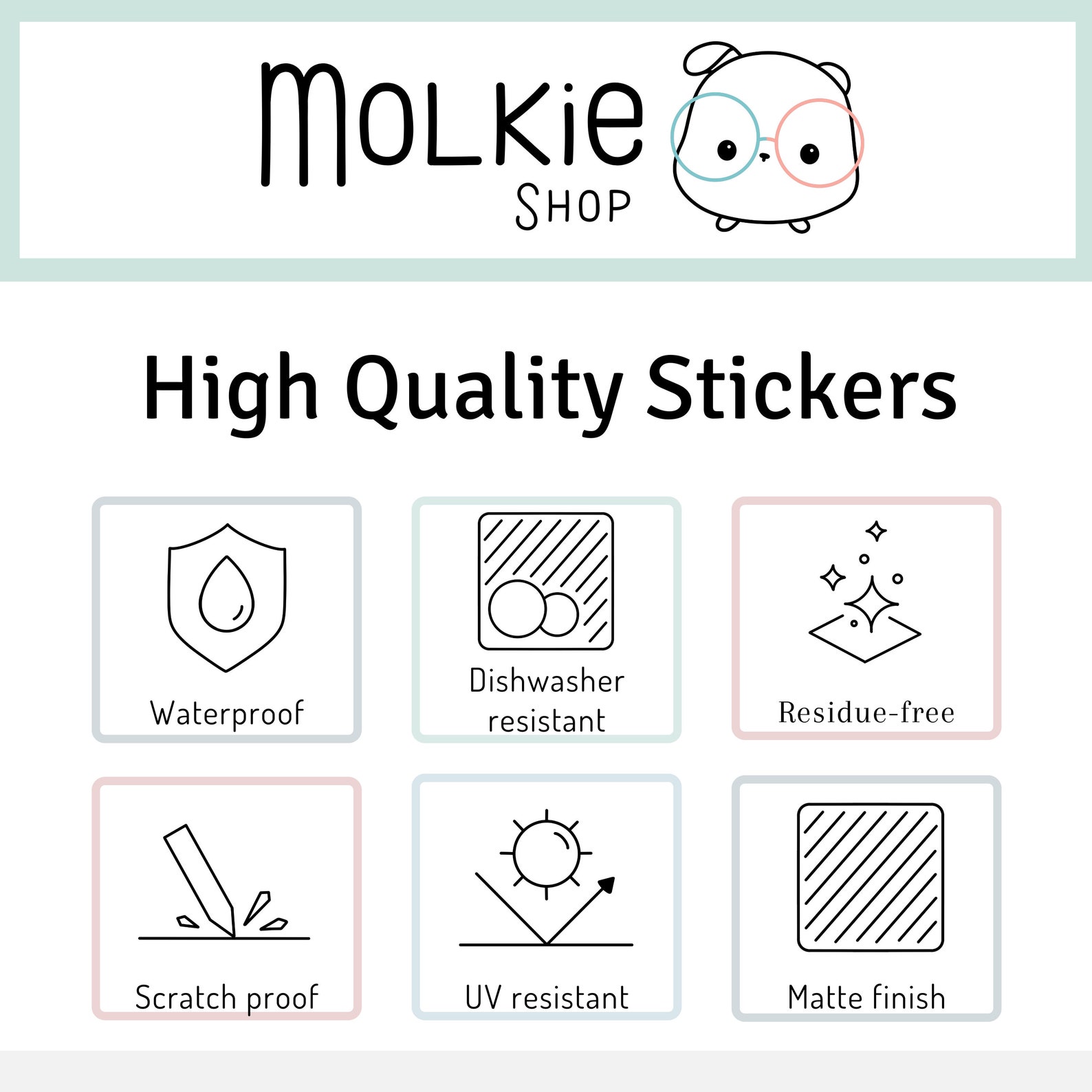 Cute Ox Name Tag Water Proof Label for Kids School Supplies ...