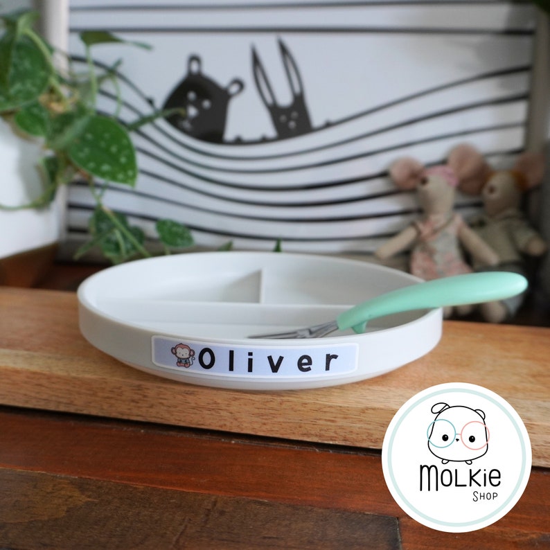 Cute Dog Waterproof Name Label for Kids School Supplies Personalized ...