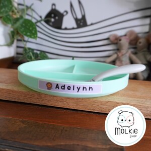 Cute Monkey Waterproof Name Label for Kids School Supplies Personalized ...