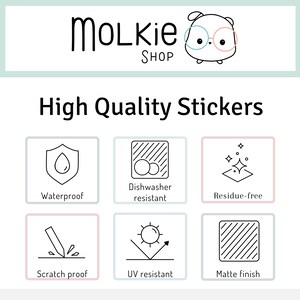 Cute Dog Waterproof Name Label for Kids School Supplies Personalized ...
