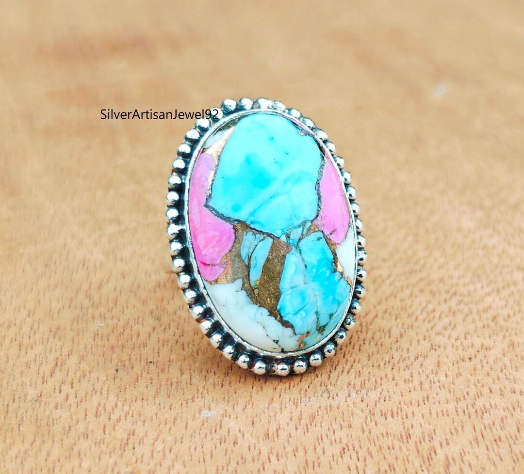 Cotton Candy Ring, Cotton Candy Jewelry, 925sterling Silver Ring ...