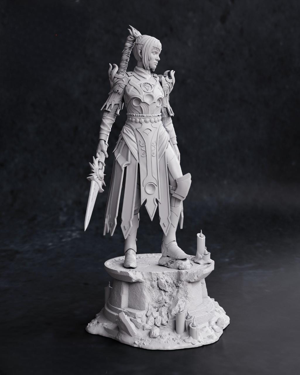 Shadowheart BG 3 STL File - 3D Printable Miniature for RPG & Tabletop ...