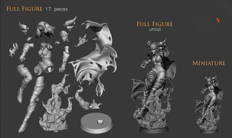 Alexstrasza STL – Dragon Queen From World of Warcraft 3D Print ...