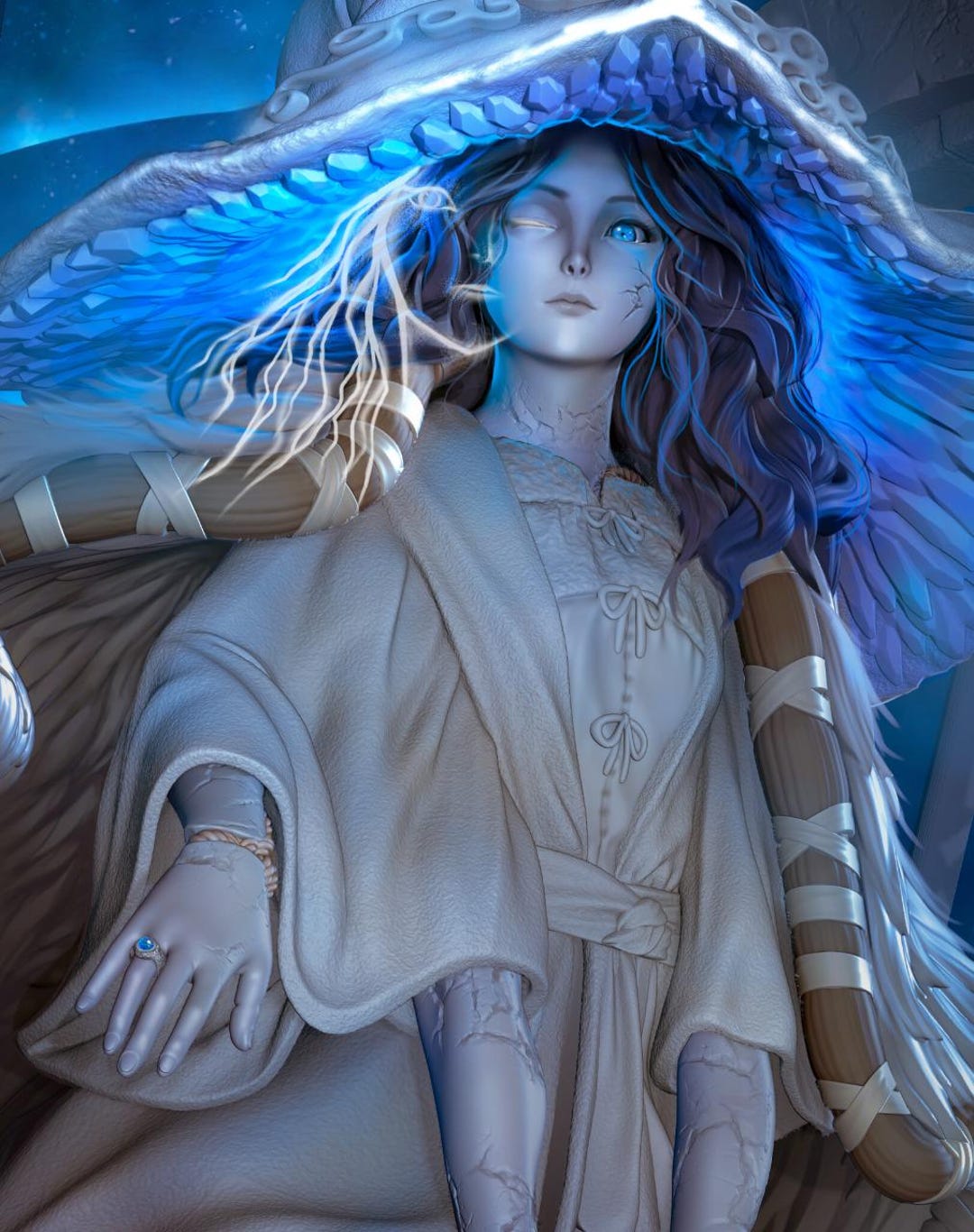 Lunar Witch – Inspired by a Mysterious Fantasy Realm ER Game | STL ...