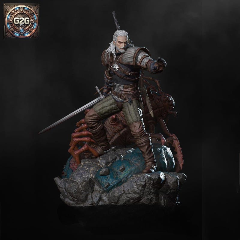 Goofy Hair Geralt the Witcher 3 - Etsy New Zealand