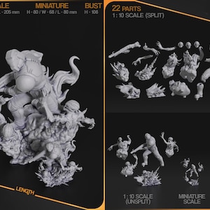 Modelo 3D STL de Hell Dominator: figura imprimible del legendario Demon ...