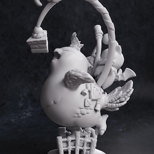 Chocobo STL 3D Printable Model – Adorable Yellow Bird Chibi Figurine ...